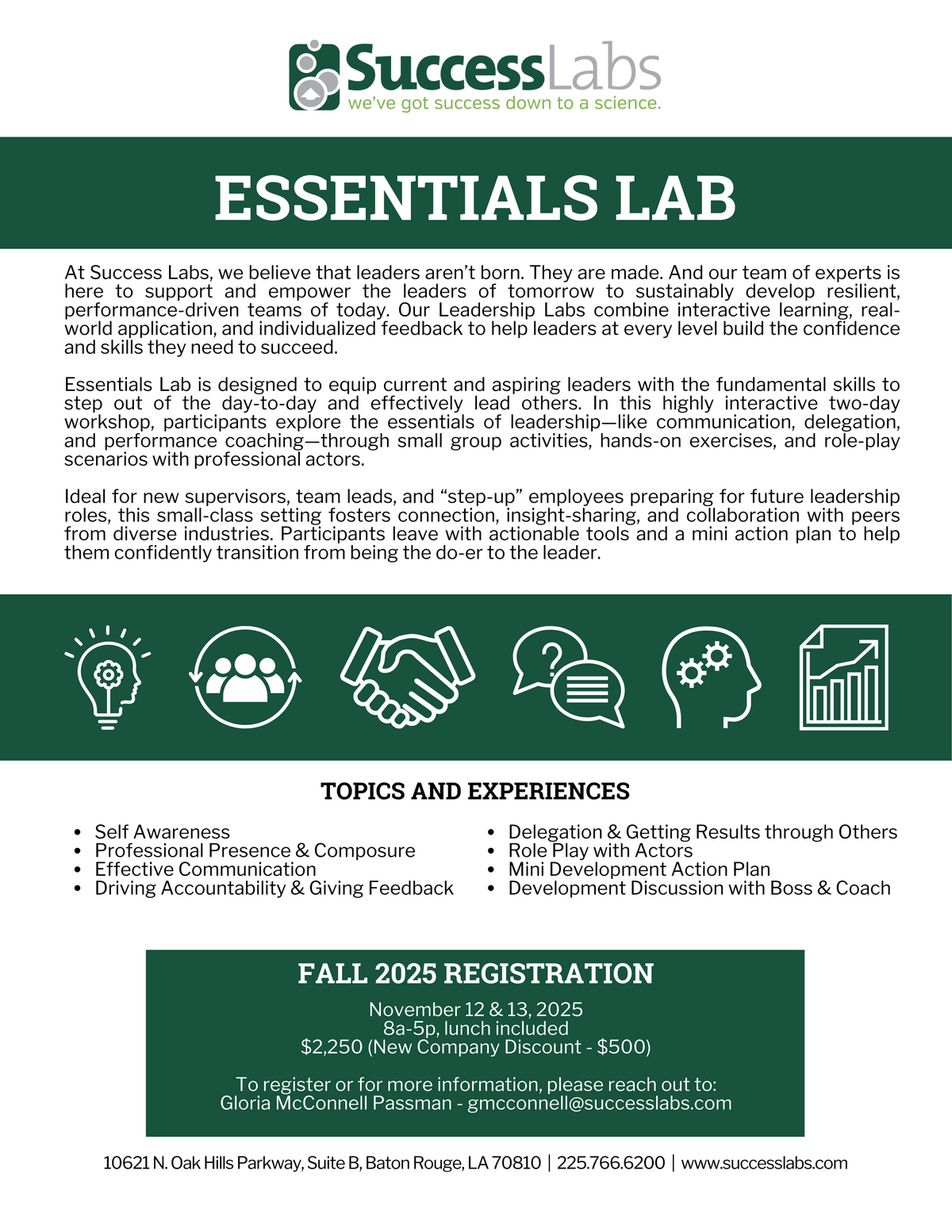 Leadership Lab Flyers