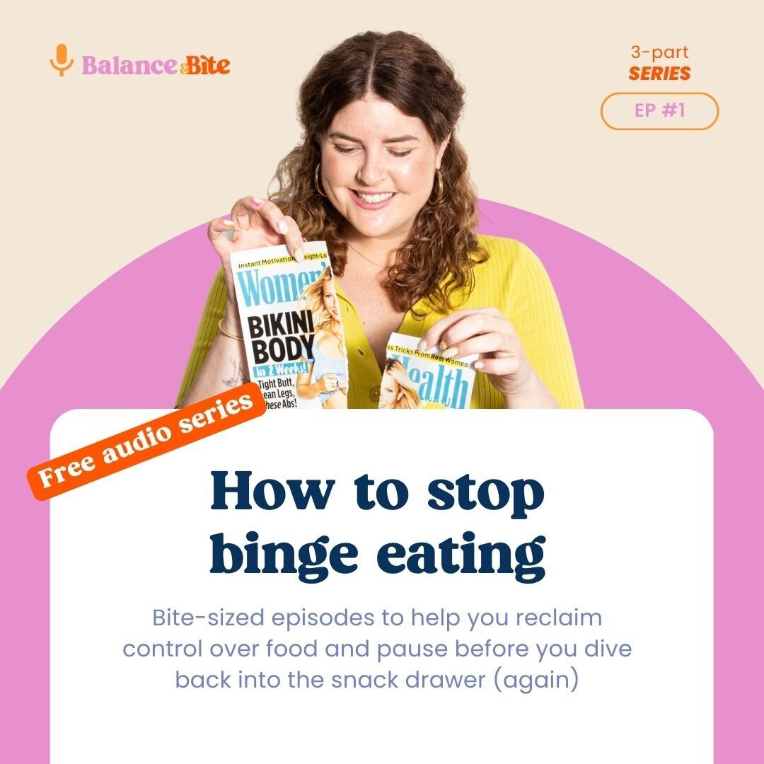 Binge Eating Freebie - Balance and Bite