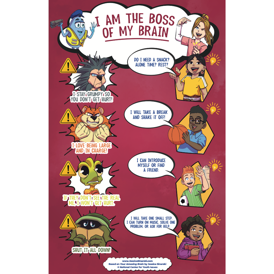 I am the Boss of my Brain Poster