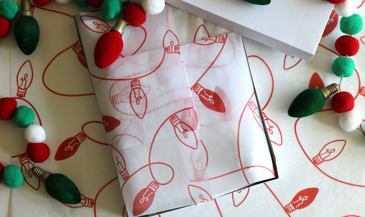 Christmas Lights Tissue Paper