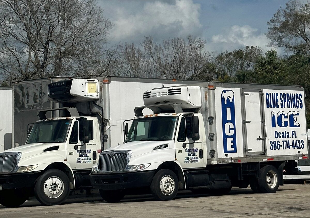 Blue Springs ice and water delivery in central Florida.