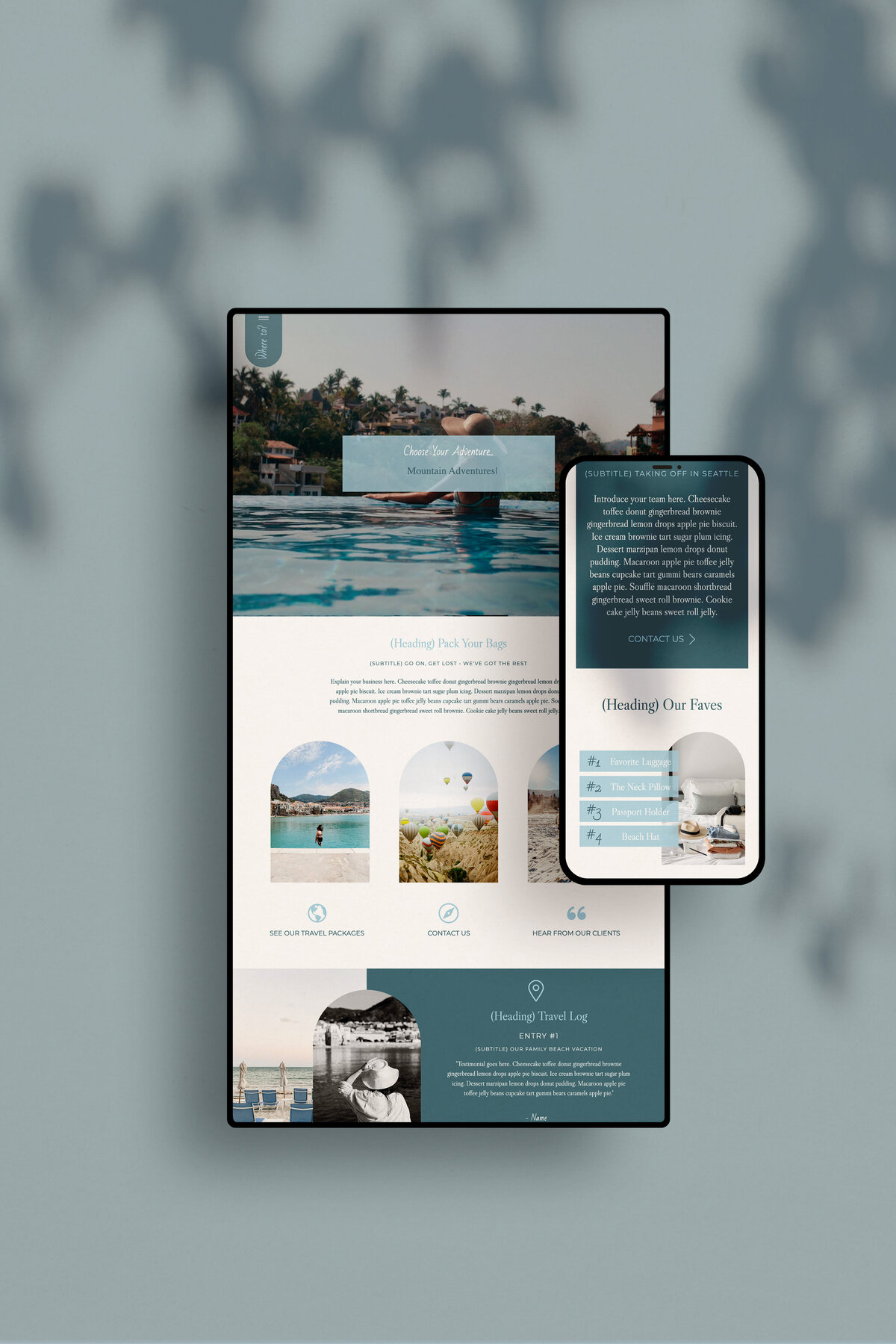 Ziggy | Bright, Clean, Elegant, Fun | Showit Template