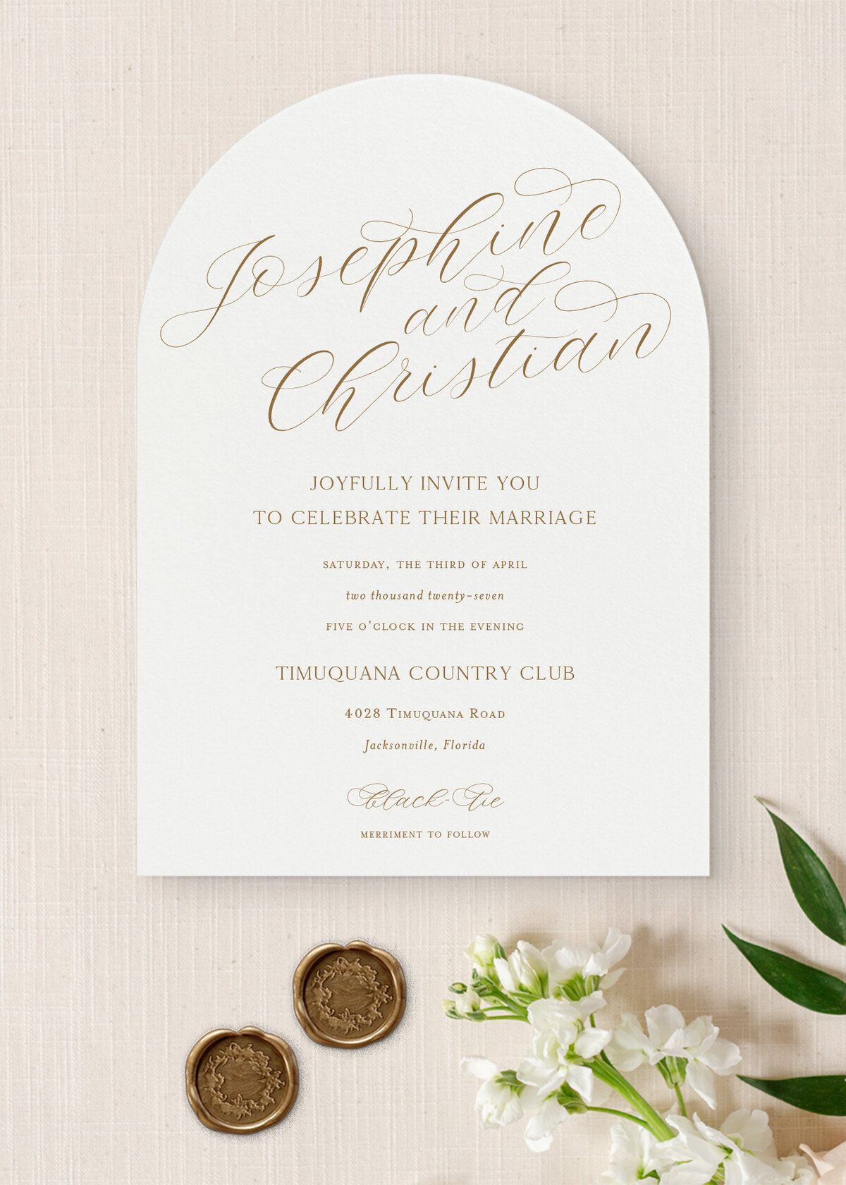 Josephine Suite | Arch Modern Design with Calligraphy Style