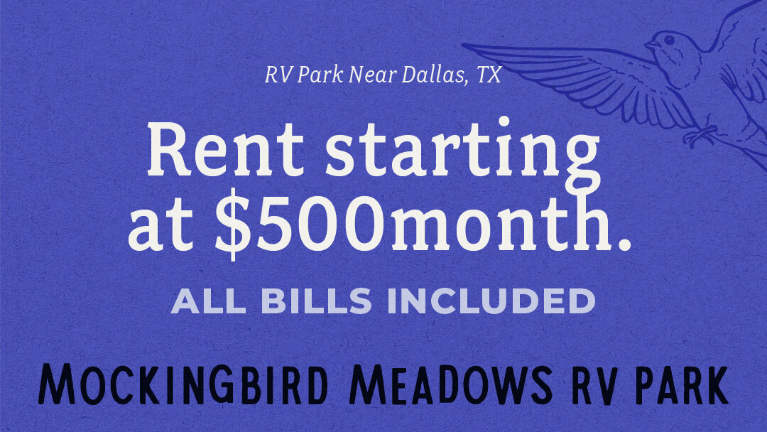 Affordable RV Park Monthly Rates | Mockingbird Meadows