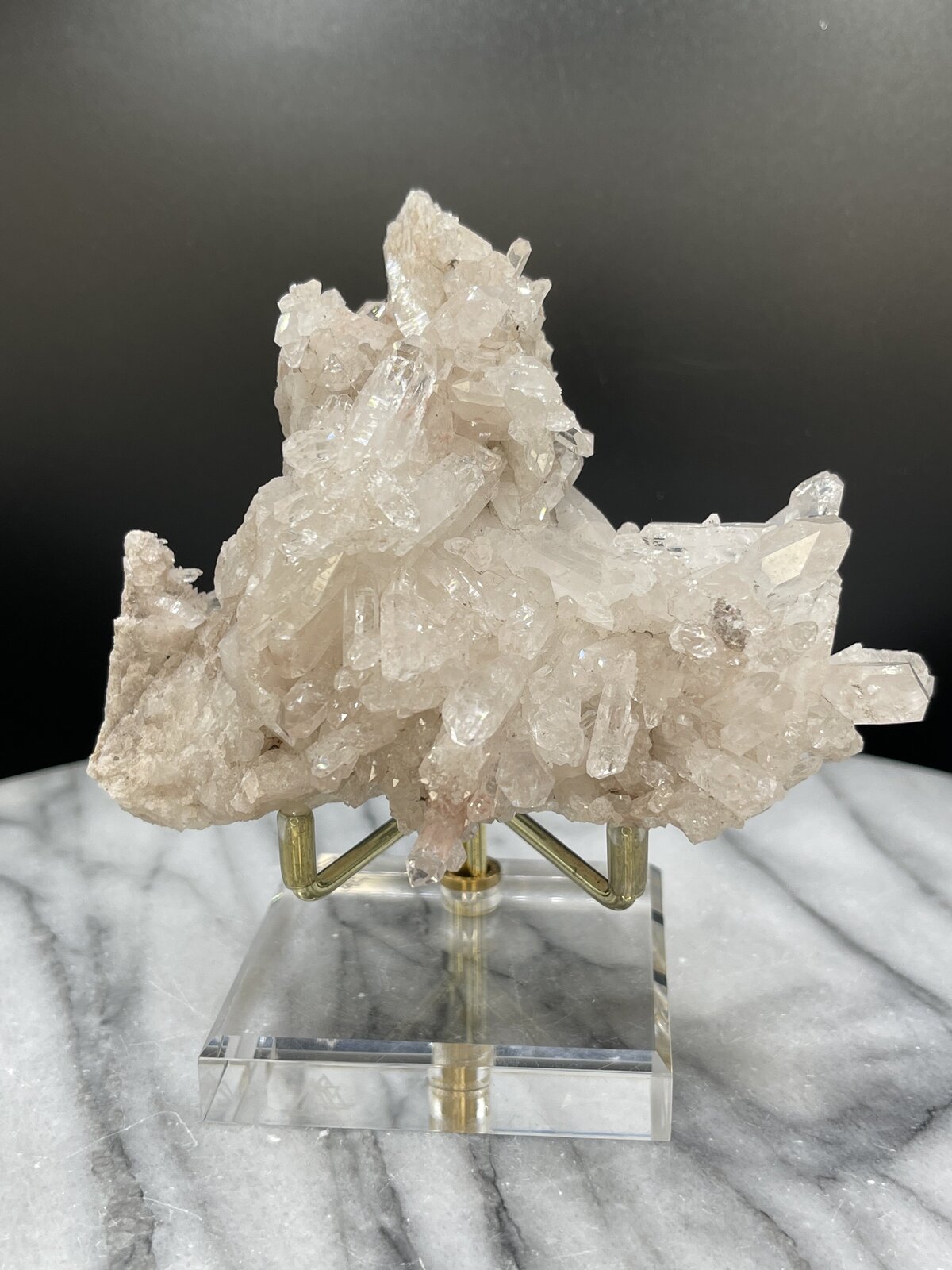 NEW FIND Pink Lemurian Quartz Cluster | Koukla's Crystals