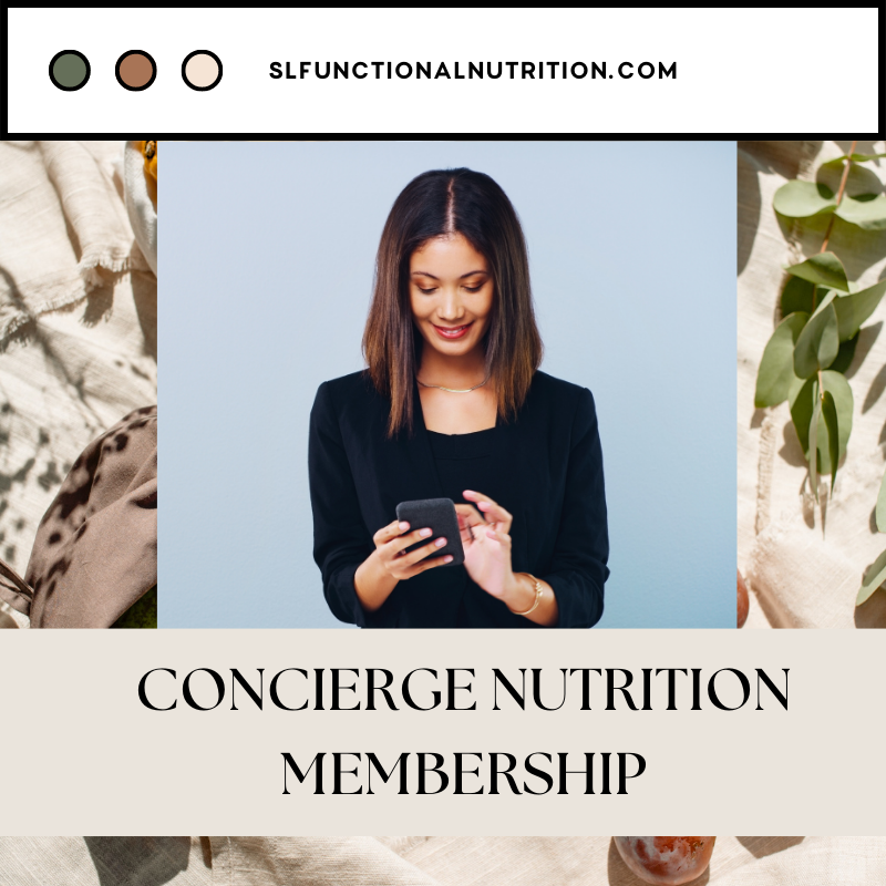 Concierge Nutrition | Salt and Light Functional Nutrition