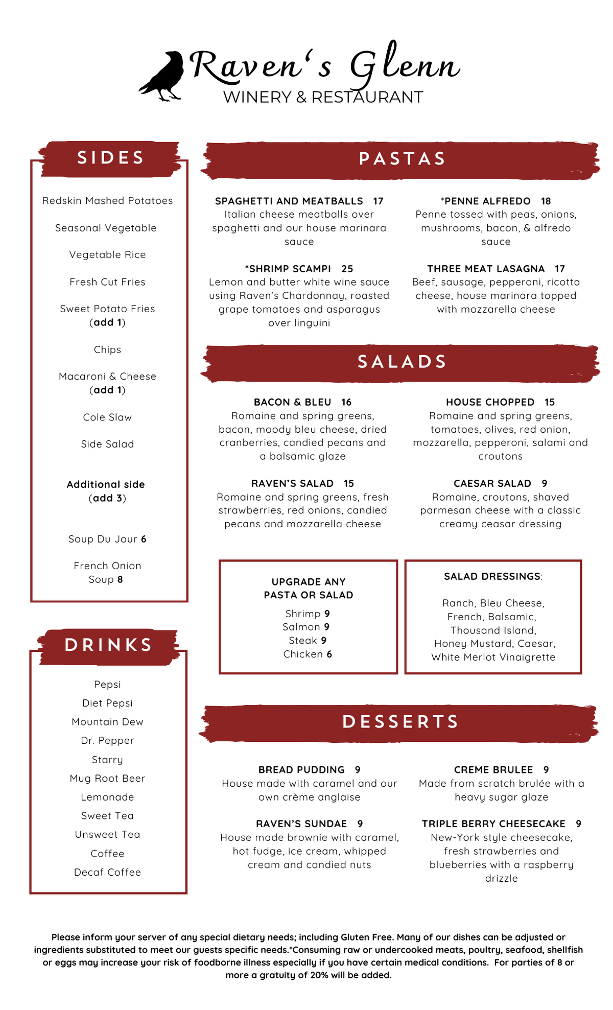 Fine Dining in Ohio — Explore Our Menu