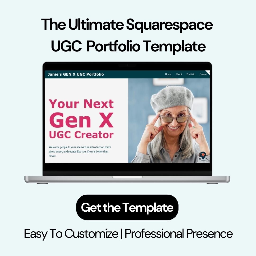UGC Portfolio Template | Ready to Customize | Stand Out as a Professional