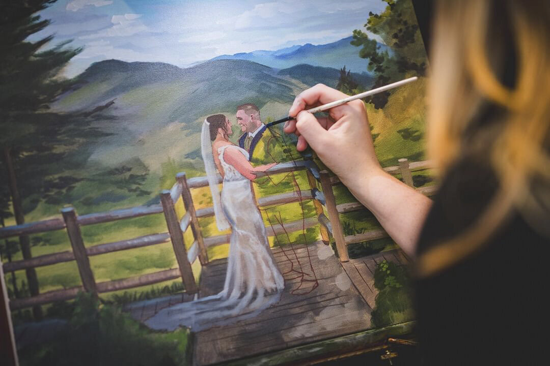 Devin Tormey Art | Boston Massachusetts Live Wedding Painter