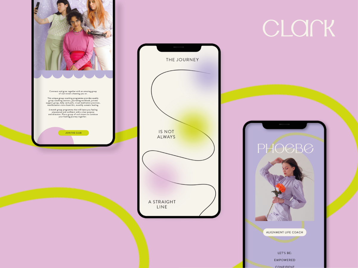 Clark Coaching Portfolio Case Study - Branding, Web, Social