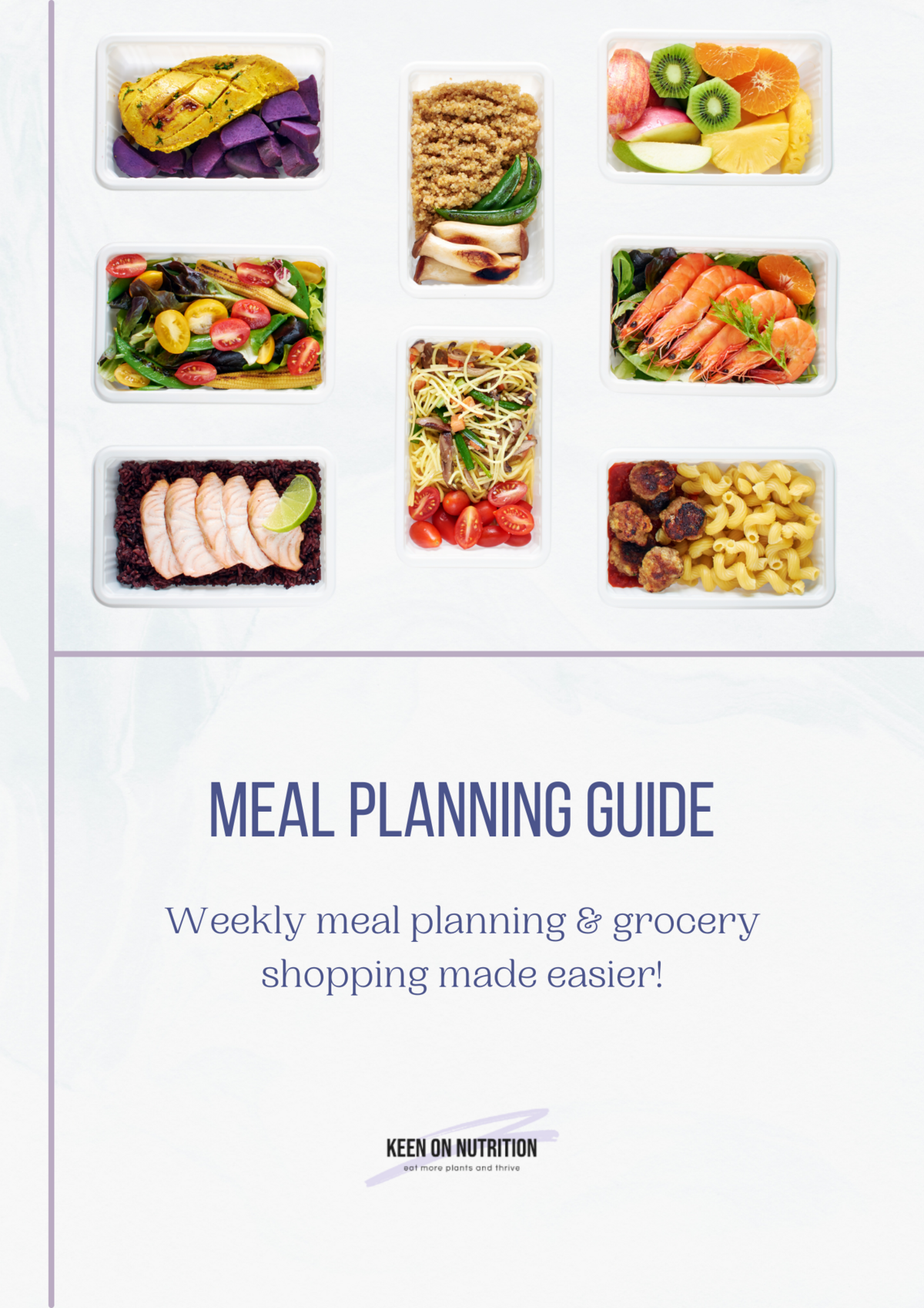 Keen on Nutrition Freebie Meal Planning Guide.