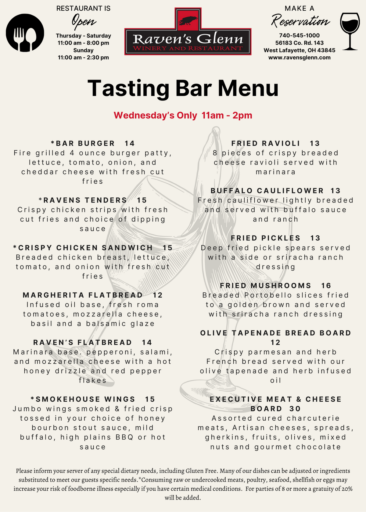 Fine Dining in Ohio — Explore Our Menu