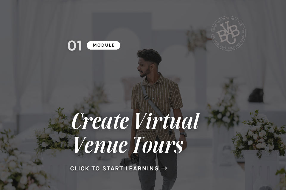 Create a Successful Virtual Venue Tour for Your Wedding Venue | Basics ...