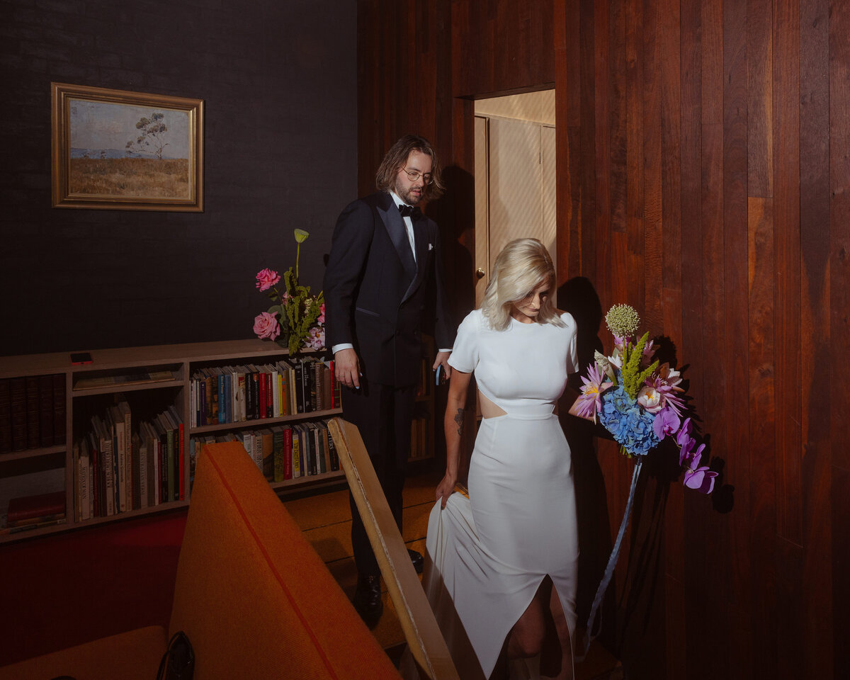 Walsh St House wedding of Cassie and Sam