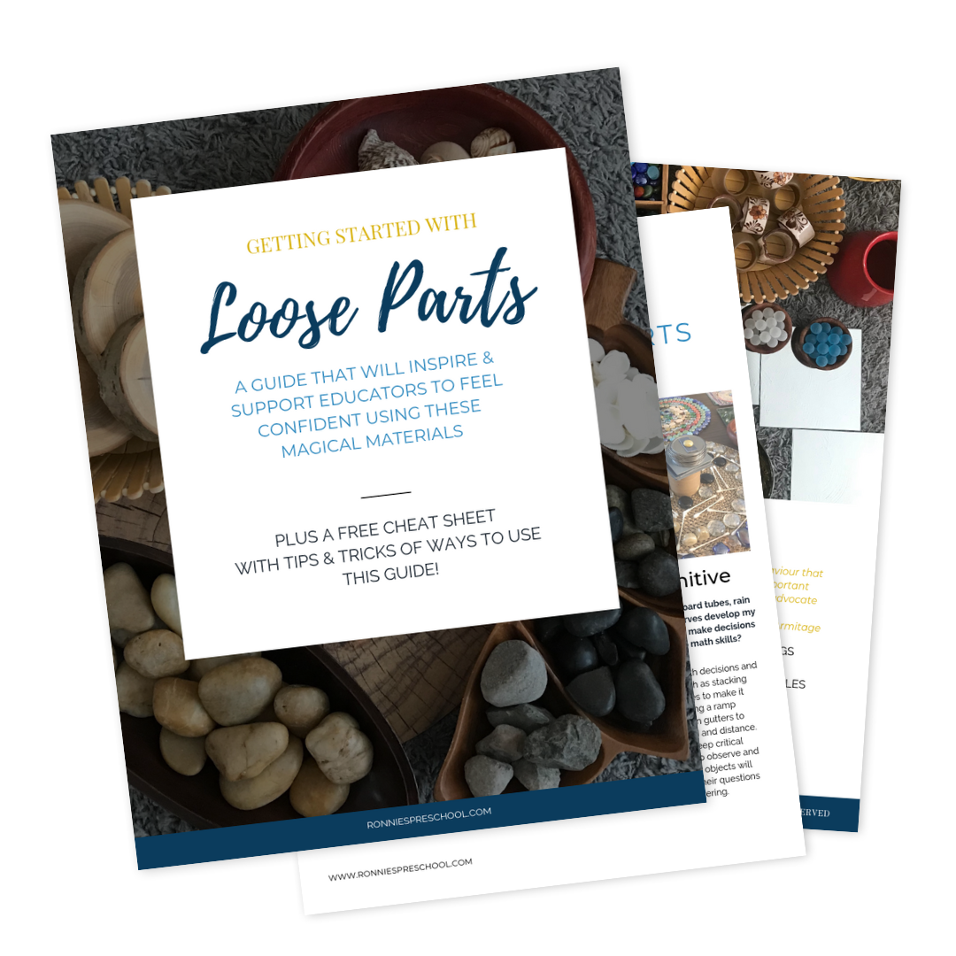 FREE Loose Parts Guide For ECE's | Cultivating Confidence