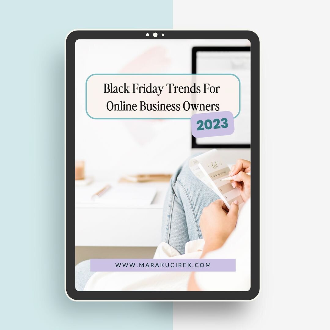 Free Guide: 2023 Black Friday Trends | Mara Kucirek