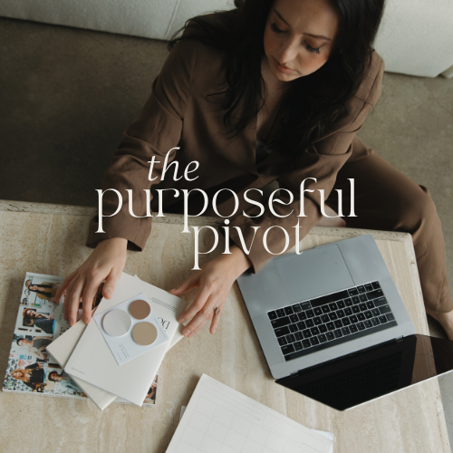 The Purposeful Pivot Home Page. Digital Product Creation