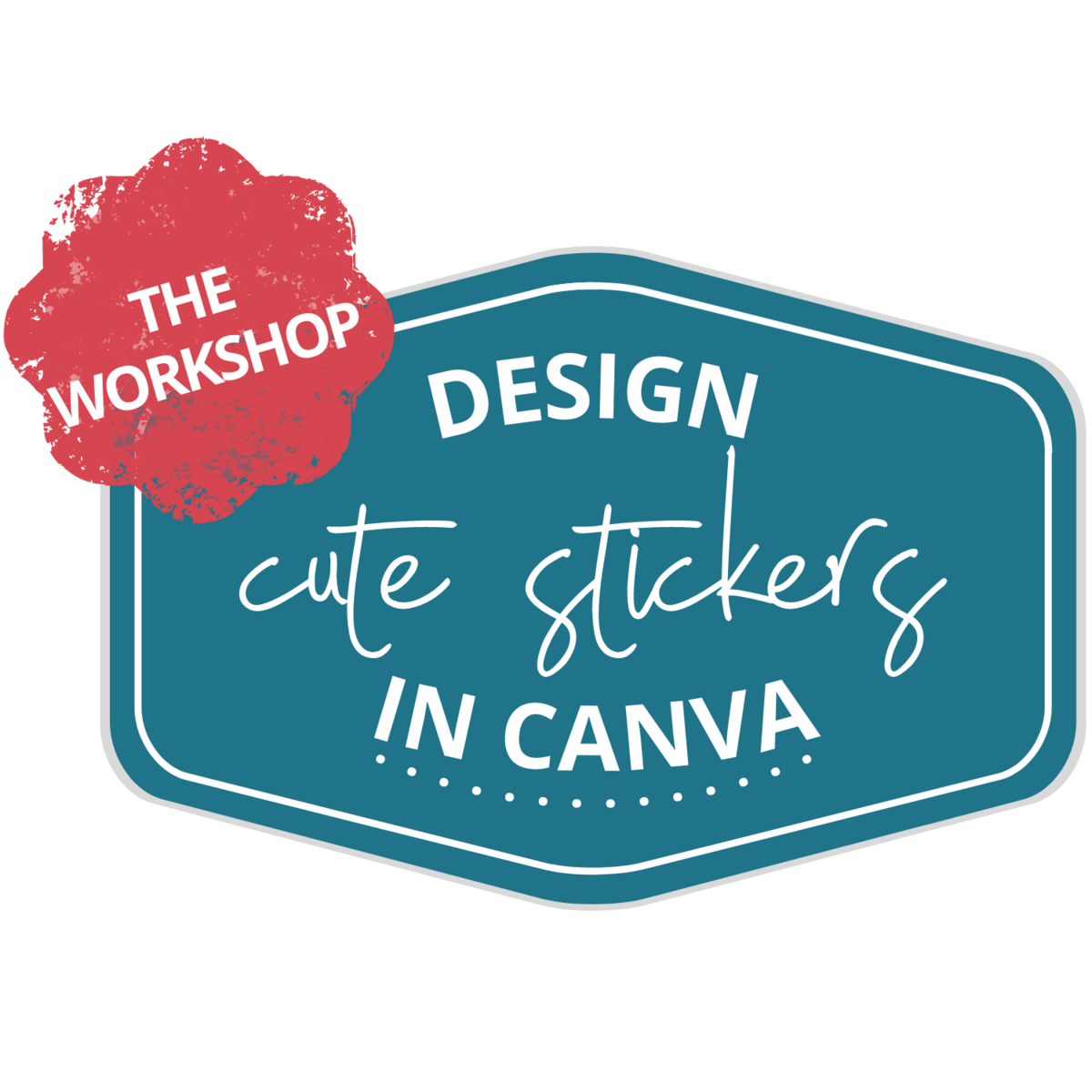 DESIGN CUTE STICKERS IN CANVA: THE WORKSHOP