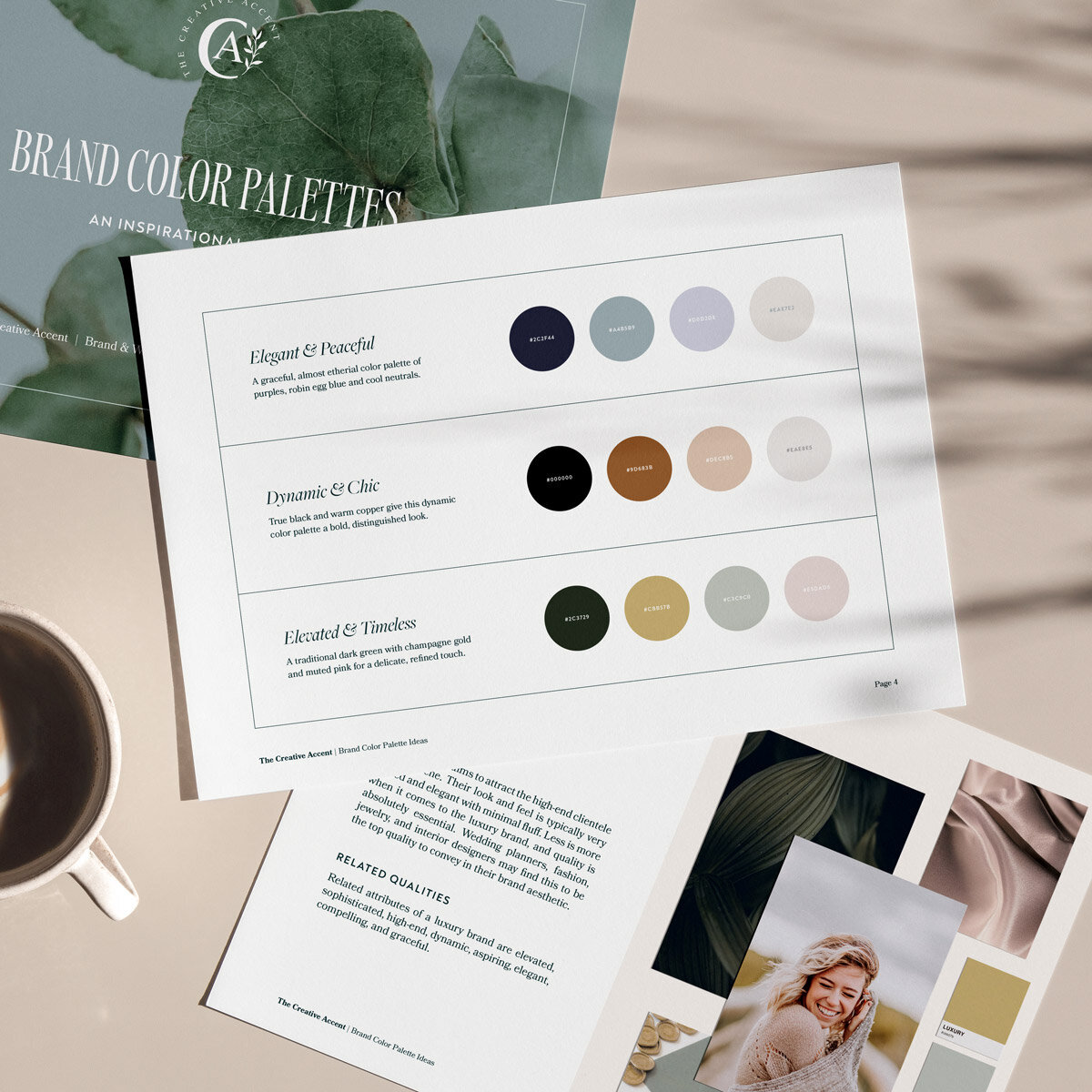 Free Brand Color Palette Guide | The Creative Accent