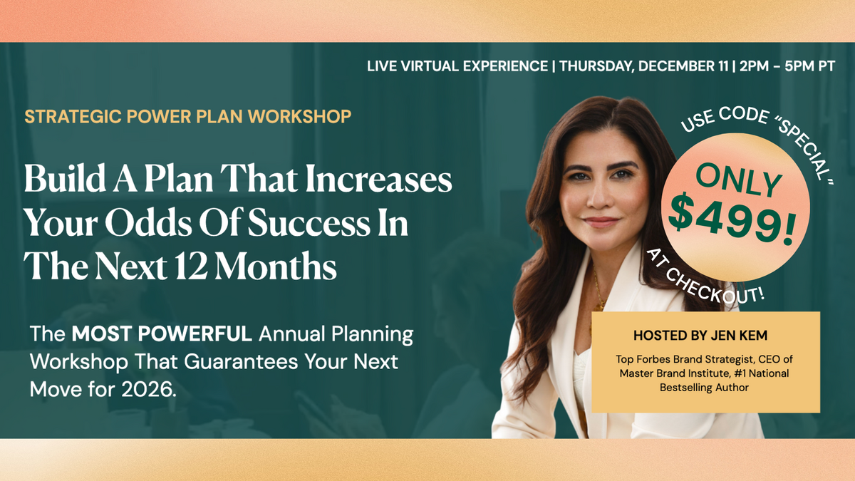 Strategic Power Plan Workshop with Jen Kem
