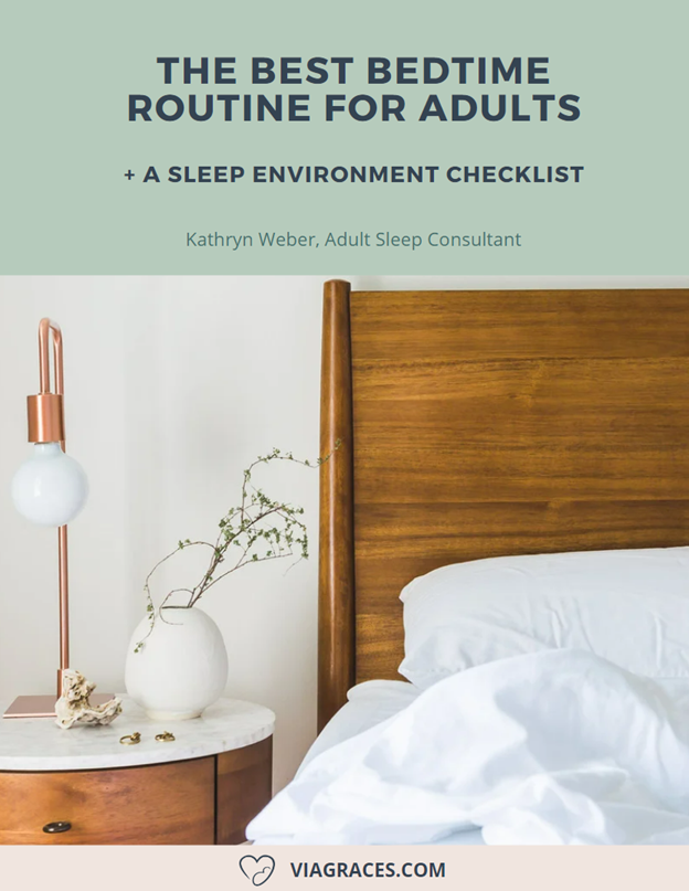 Bedtime Routine Guide | Adult Sleep Coaching | Via Graces