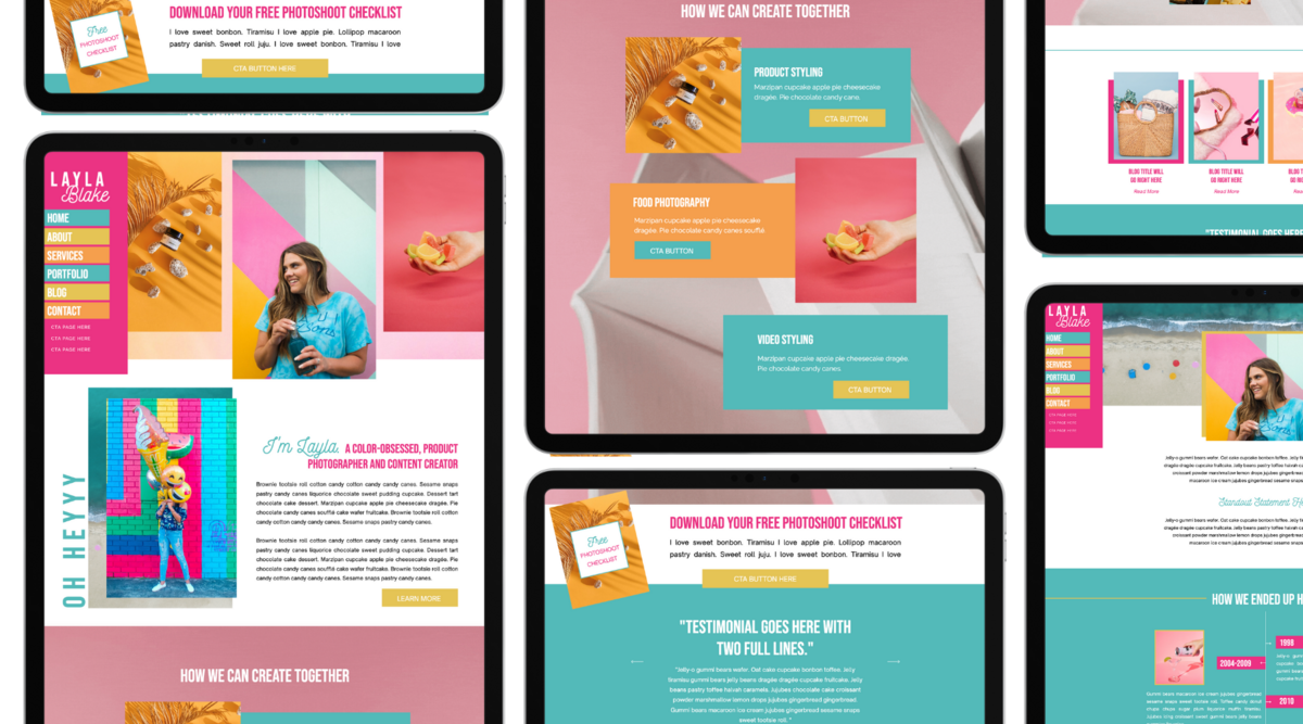 Layla Blake | ShowIt Template by J. Alexandria Creative