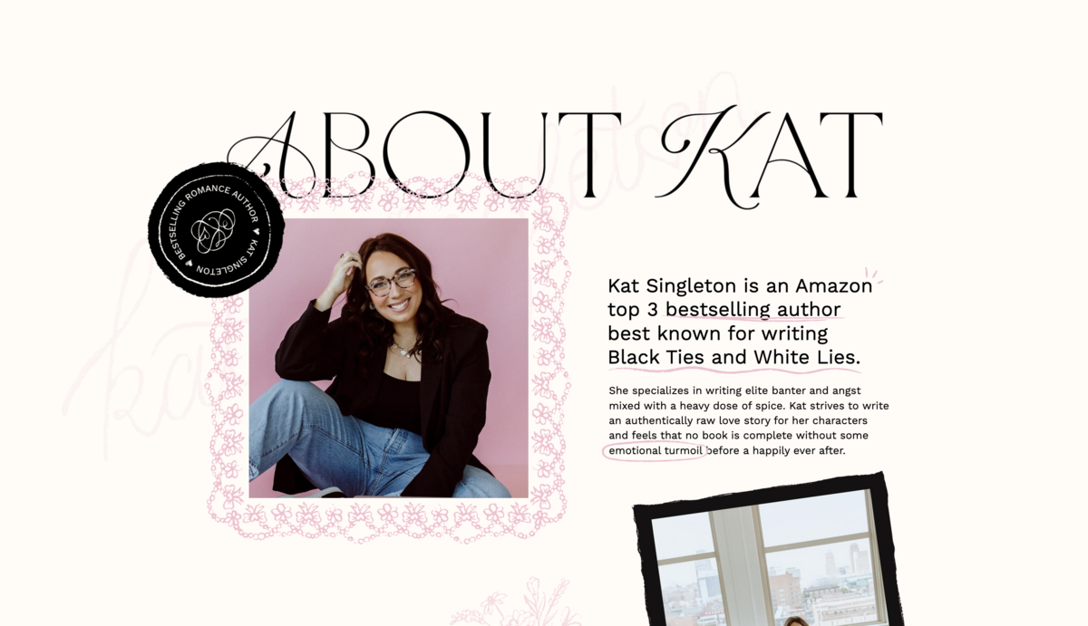 Bestselling Romance Author | Kat Singleton