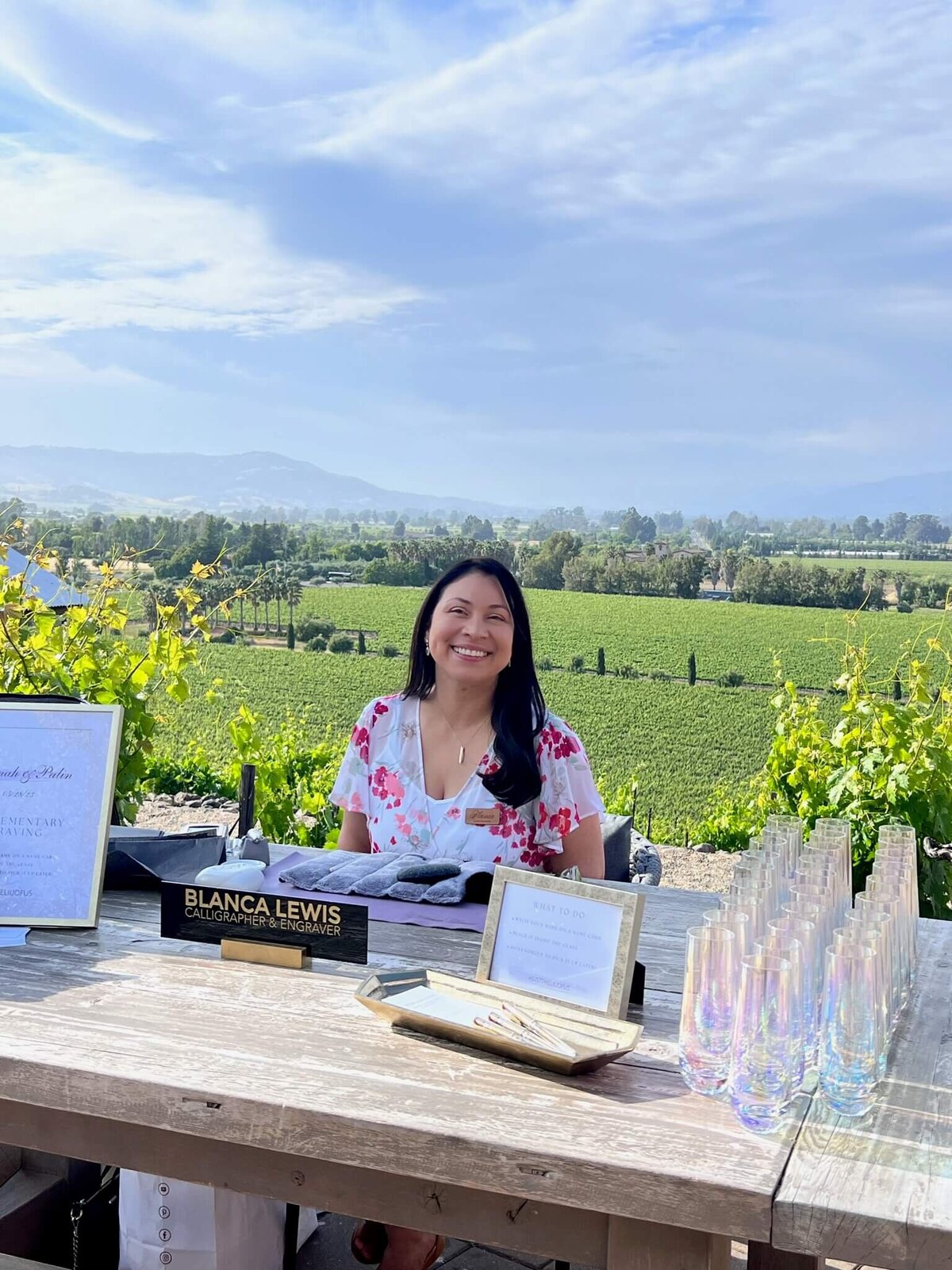 San Francisco Bay Area hand engraving and leather foiling.