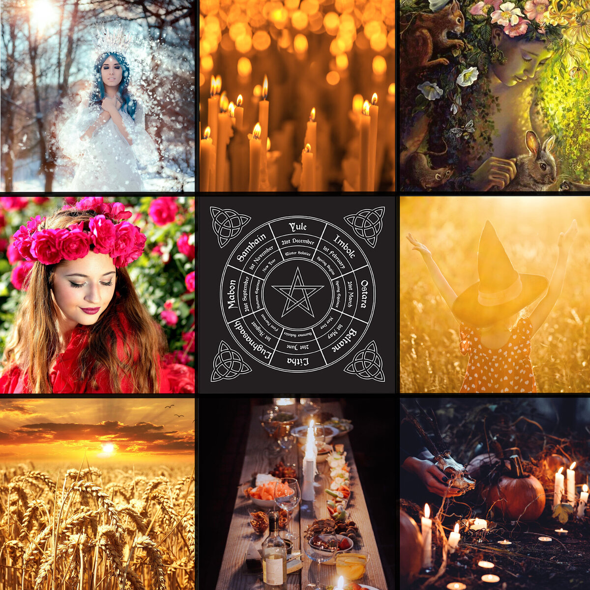 THE WITCH'S YEAR Sabbats Witchcraft Course |The Magickal Path