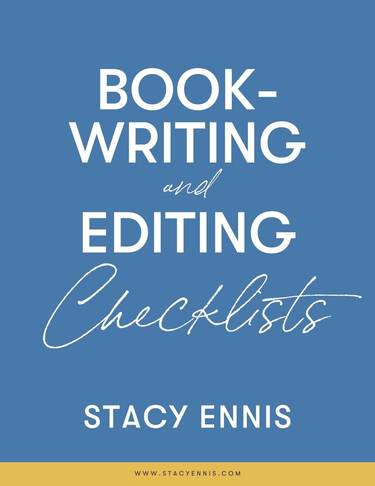 Free resource | Book-writing and editing checklists