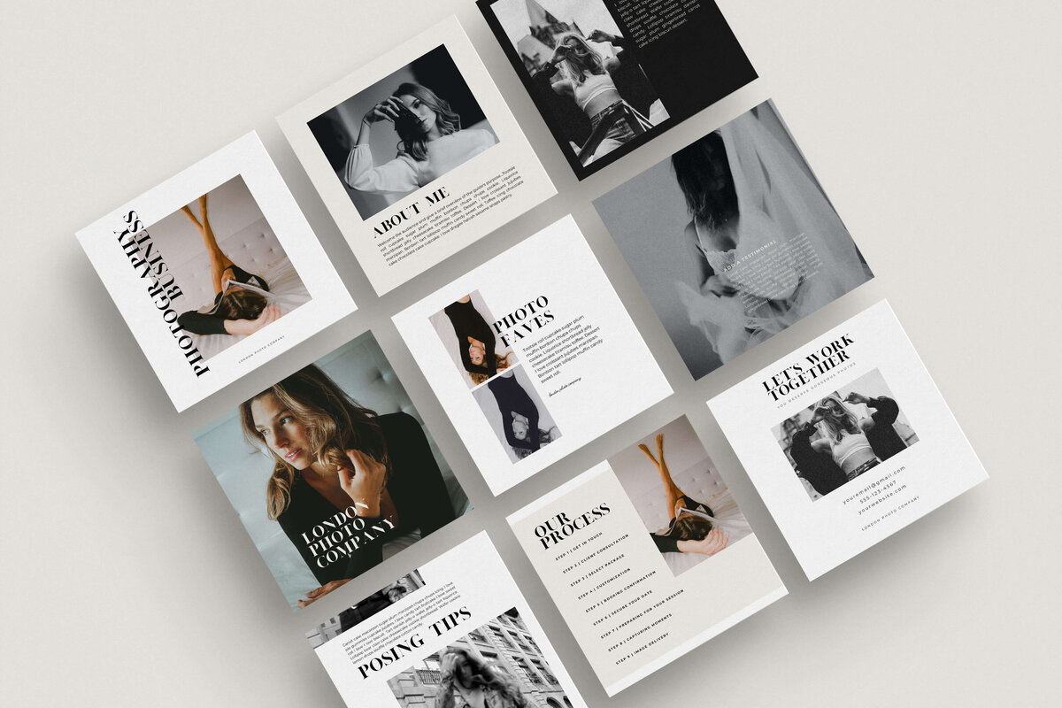 Photographer Instagram Templates | Blush Created