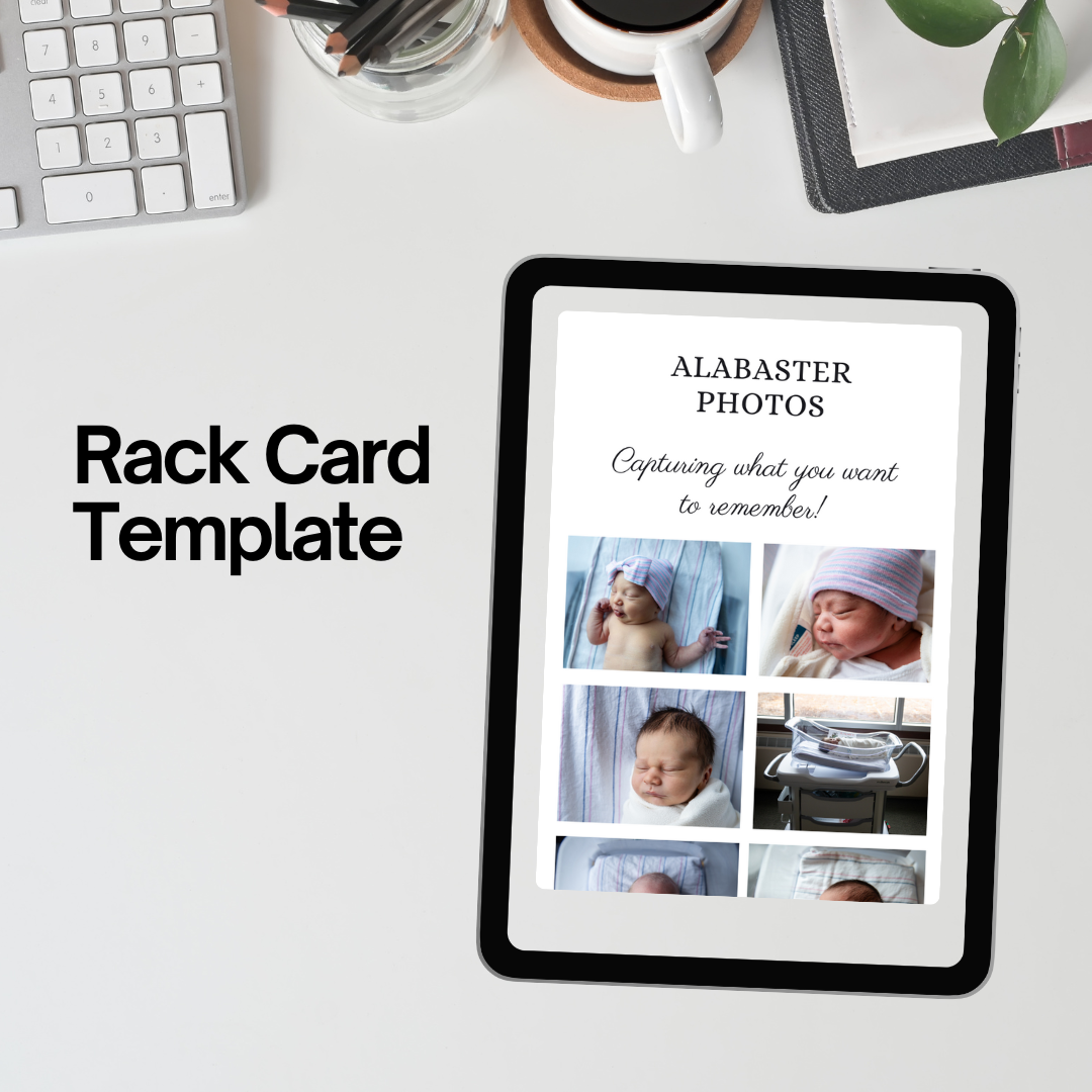 Canva rack card template | Alabaster Photos