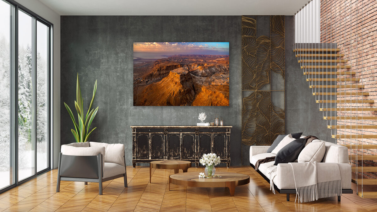 Masada Sunrise | Donn Delson | Aerial Photographer