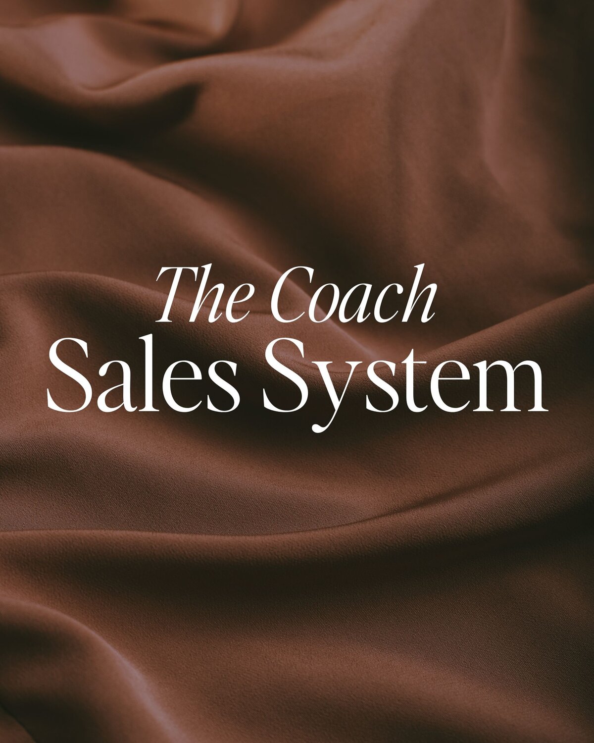 The Coach Sales System by Robyn Gooding