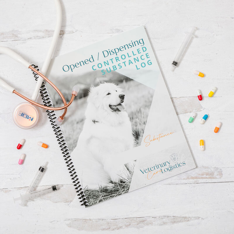Veterinary Care Logistics | Controlled Substance Log Book