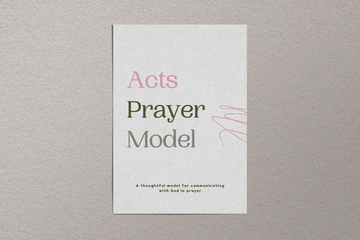 Acts Prayer Model | Digital Download | Warmly Welcomed