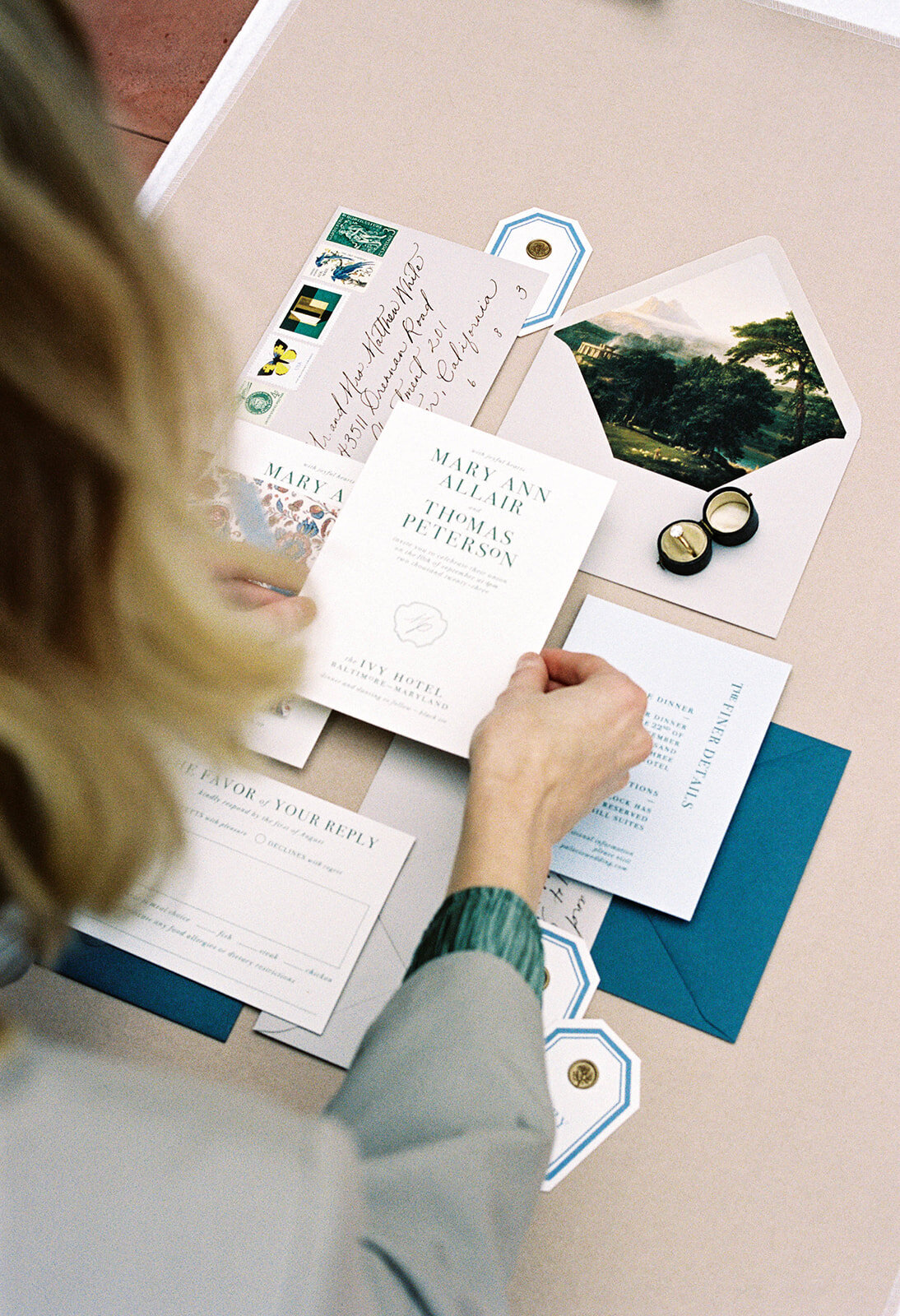 Fine Art Wedding Stationery | Morgan Riley Design