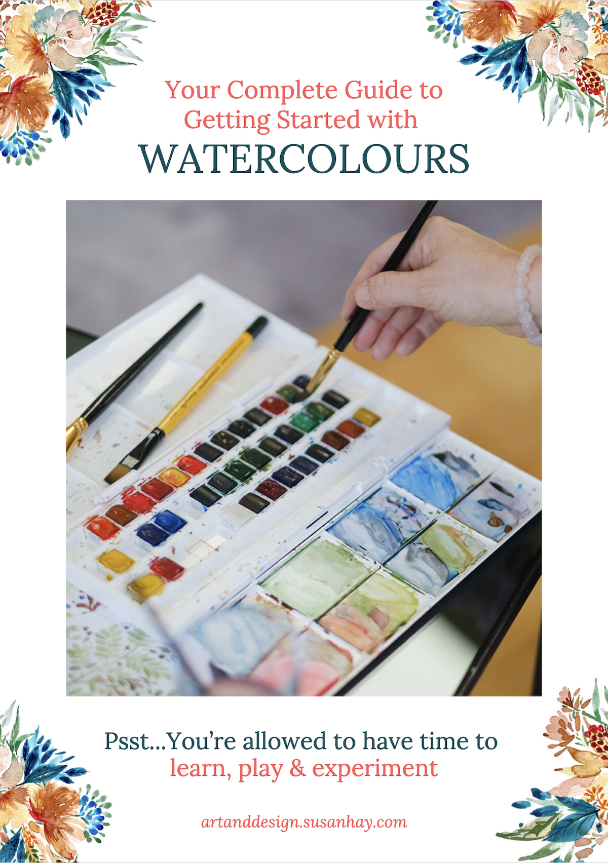 Free Watercolour Painting Workbook