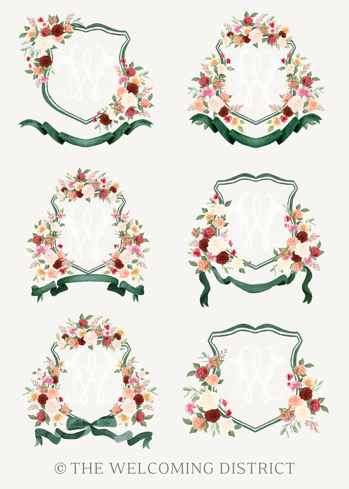 Poppy Wedding Crest Collection