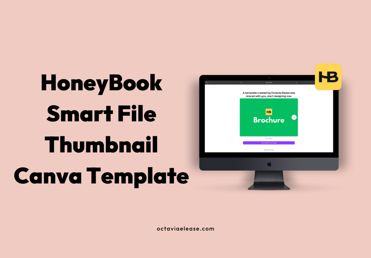 HoneyBook Smart File Thumbnail Canva Template - Octavia Elease
