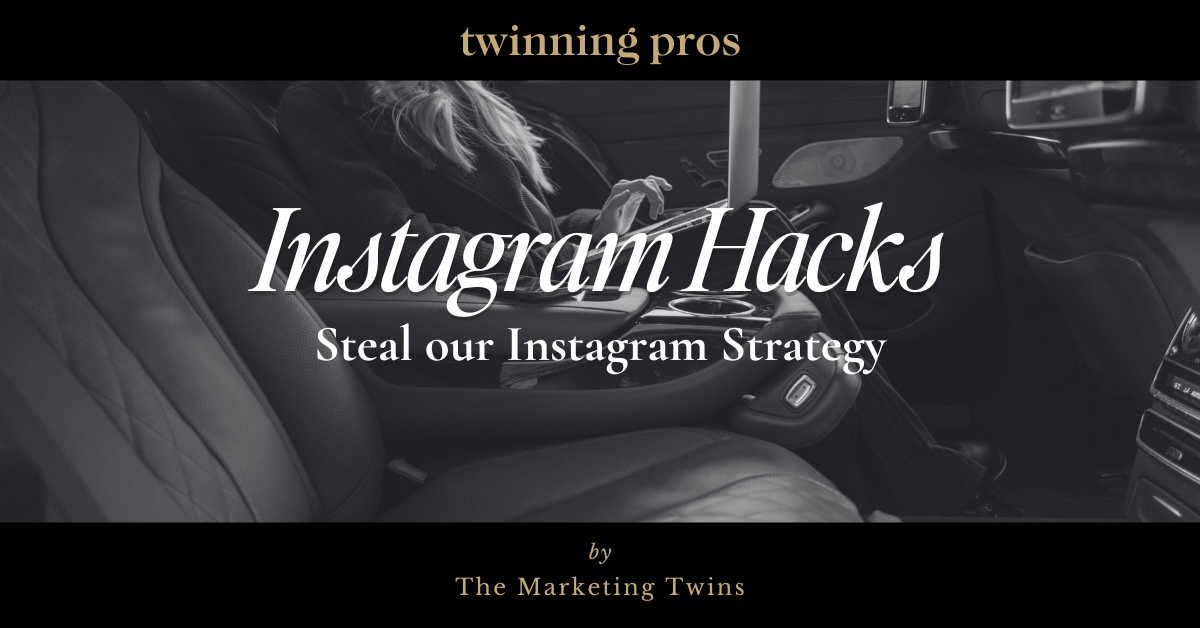 Instagram Hacks - Free Guide from the Marketing Twins