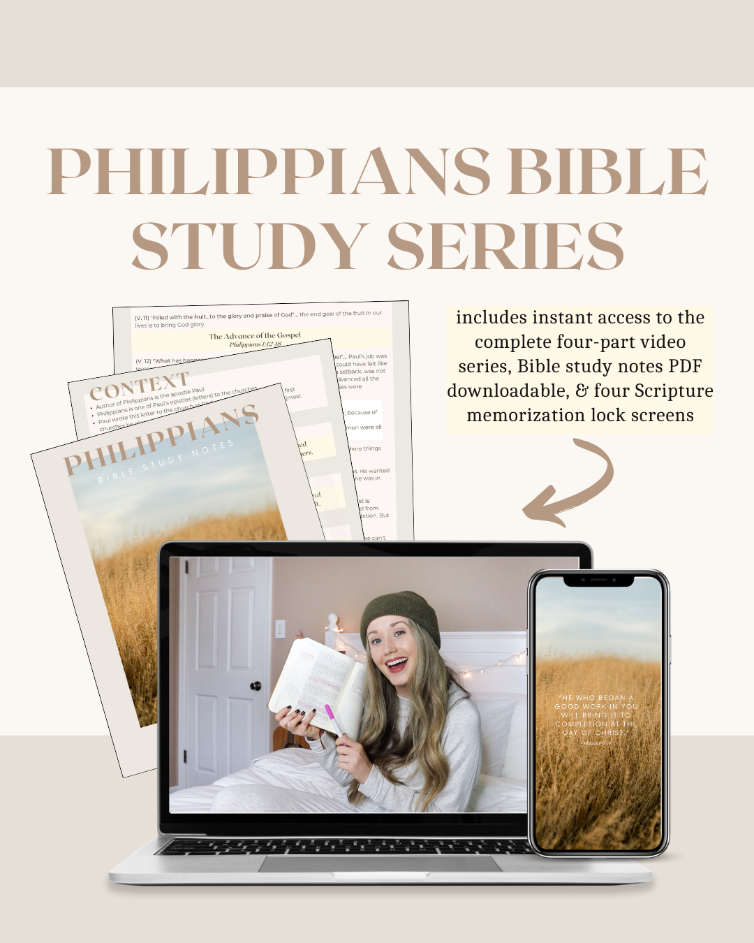 Philippians Bible Study Bundle | Kaci Nicole