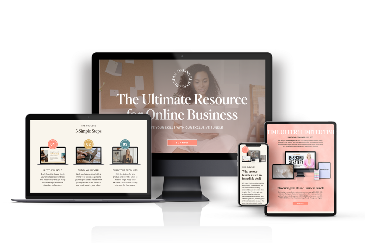 Online Business Bundle by Bundles That Benefit