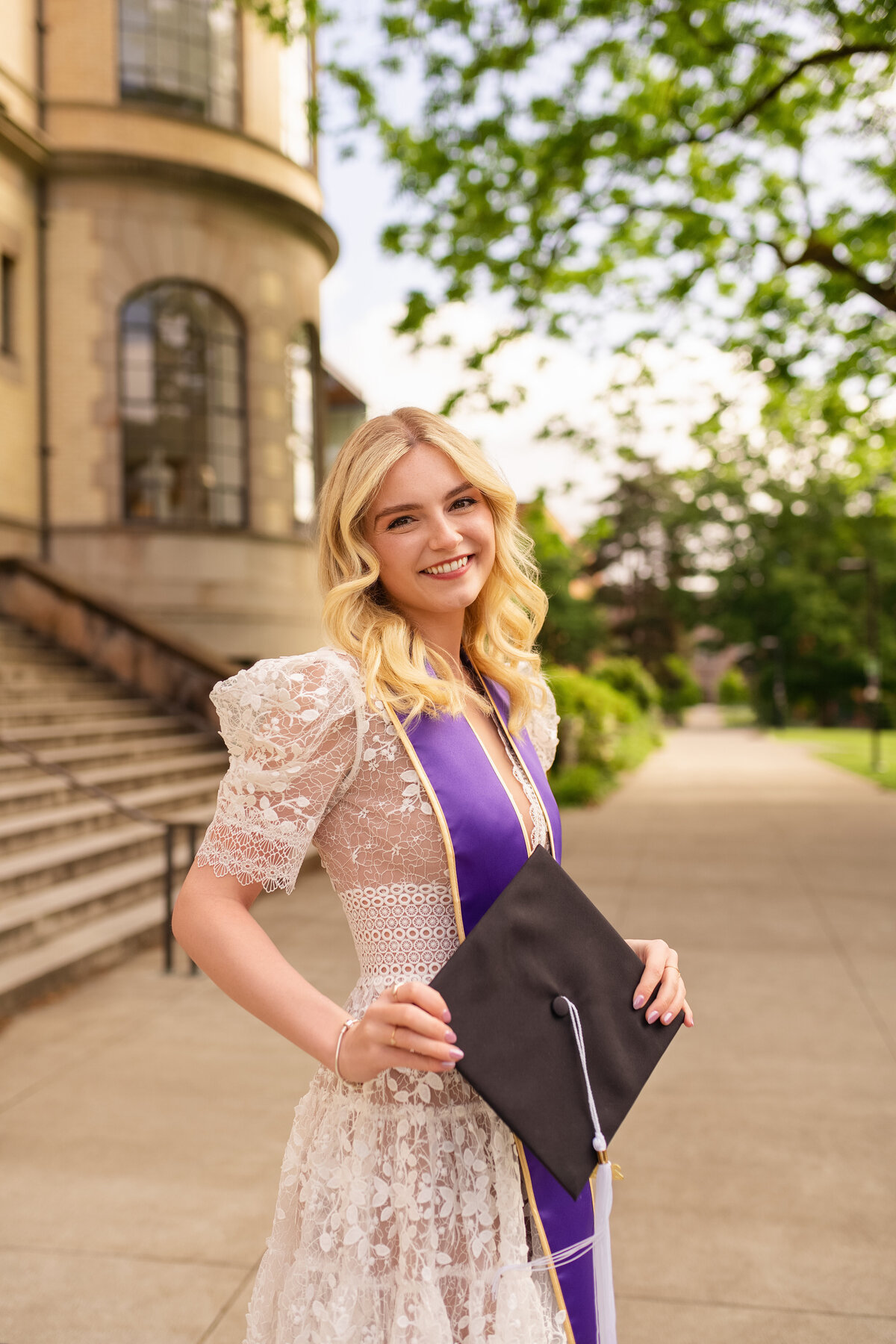 Cap & Gown Graduation Portraits | Beck Fuller Photo