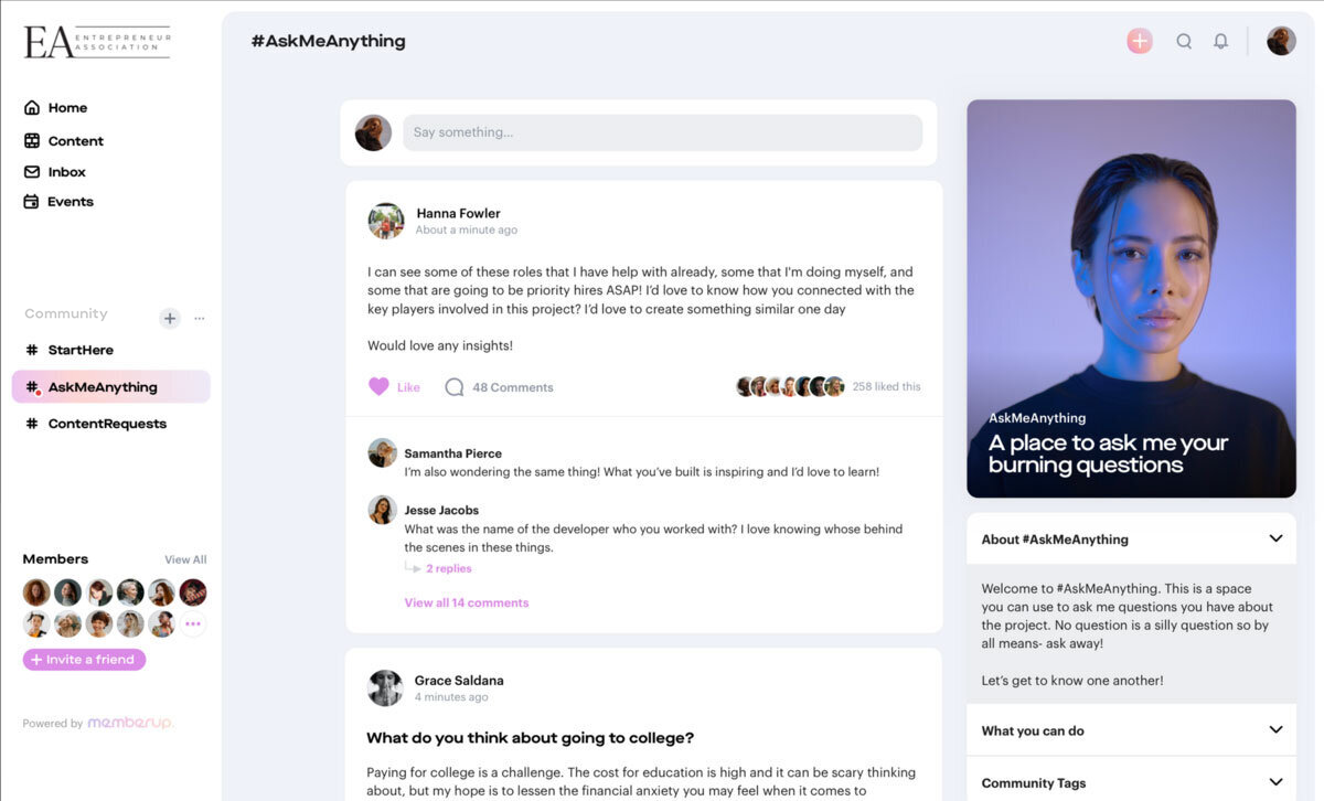 MemberUp | Where Creators Build Extraordinary Communities