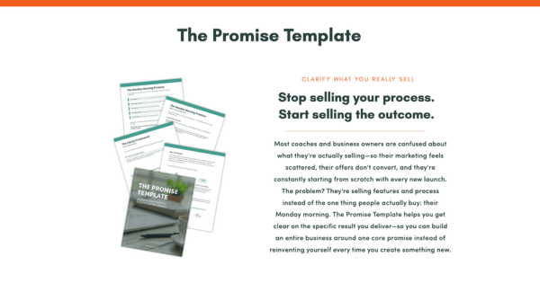 The Promise Template | Alison K
