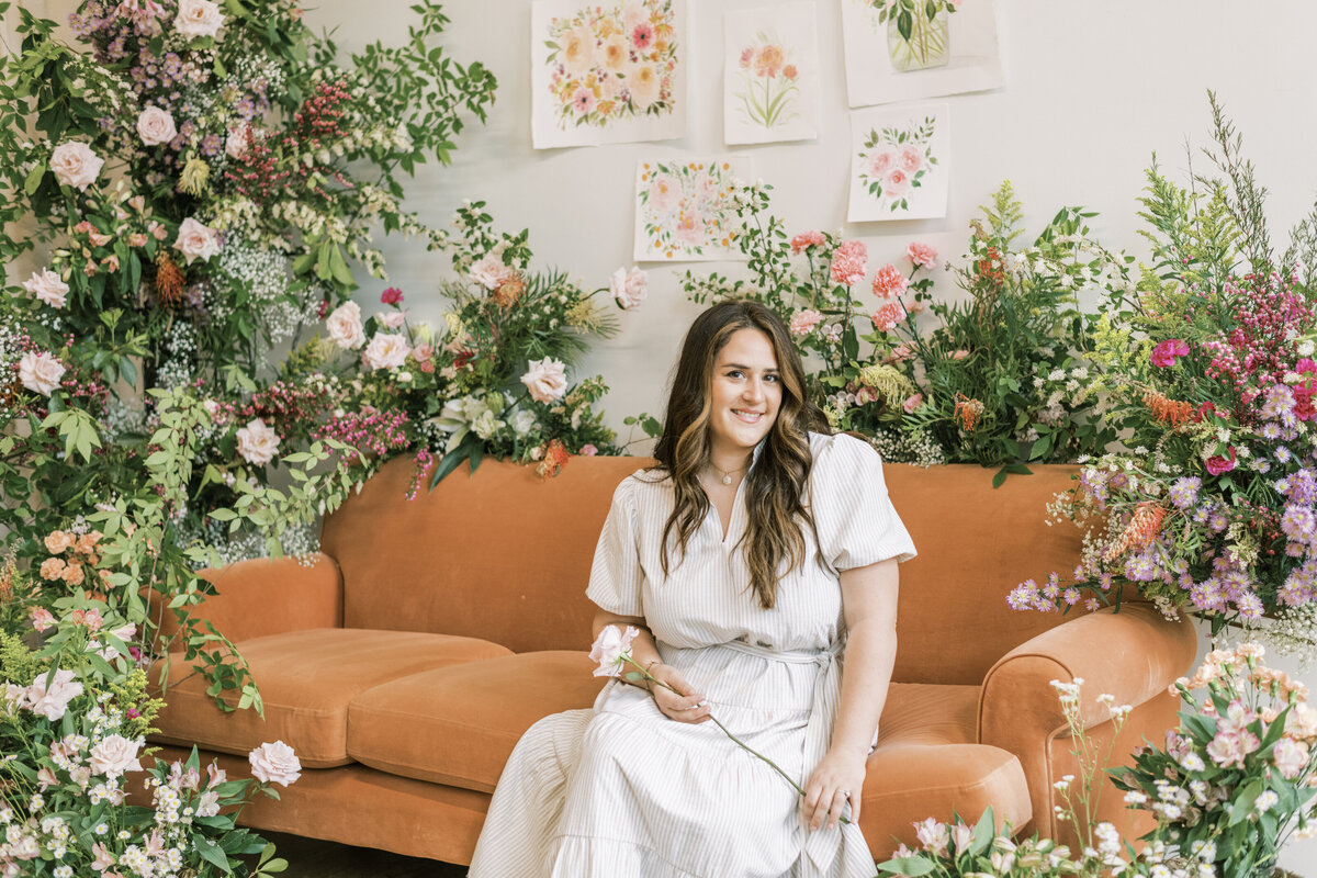 Botanical Watercolor Artist based in Atlanta February Rose