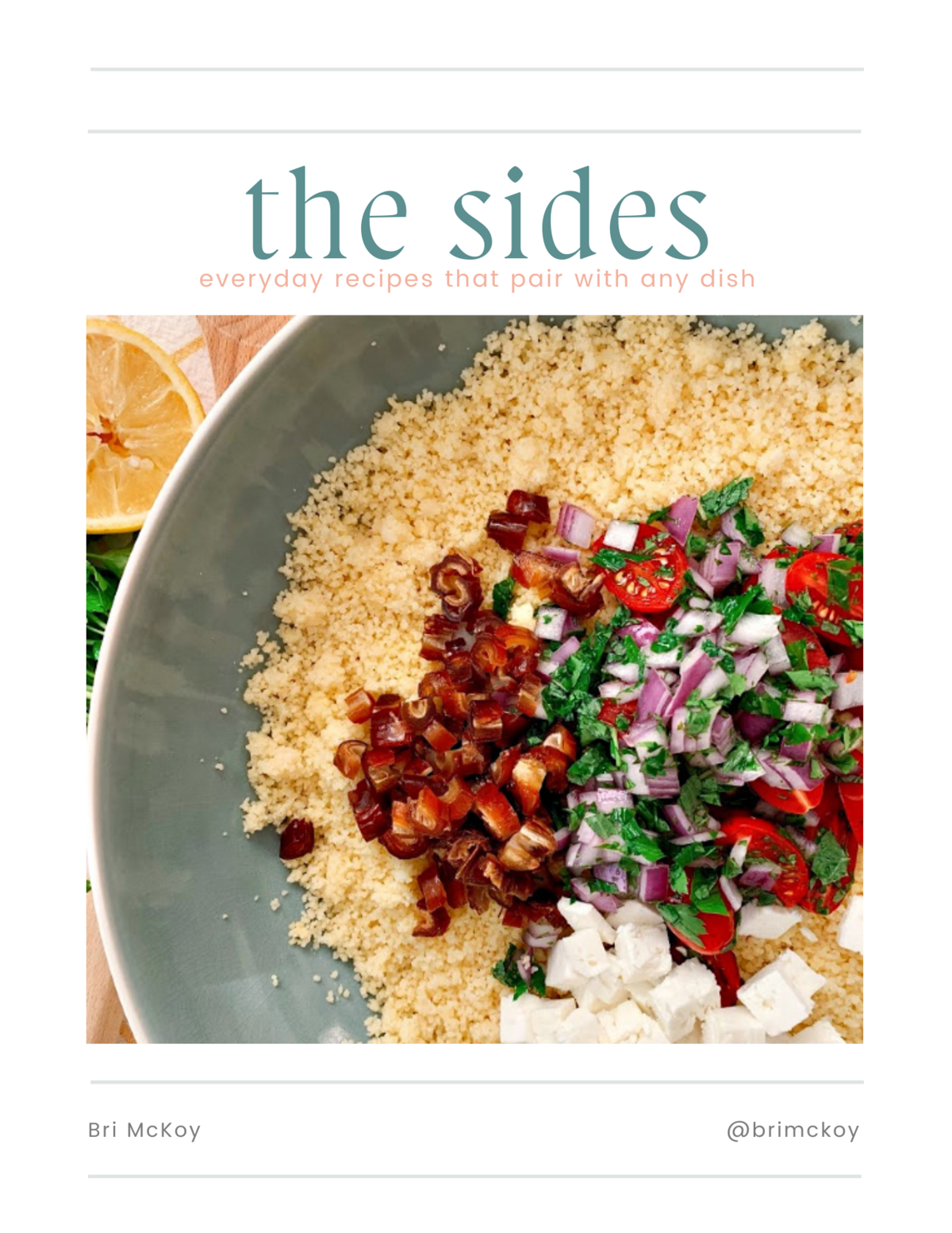 Newsletter Sign up - The Sides Freebie | Bri McKoy