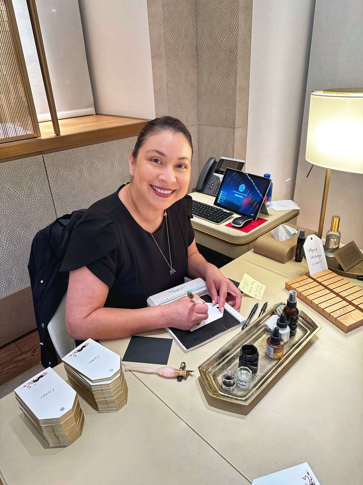 San Francisco Bay Area calligrapher and hand engraver.