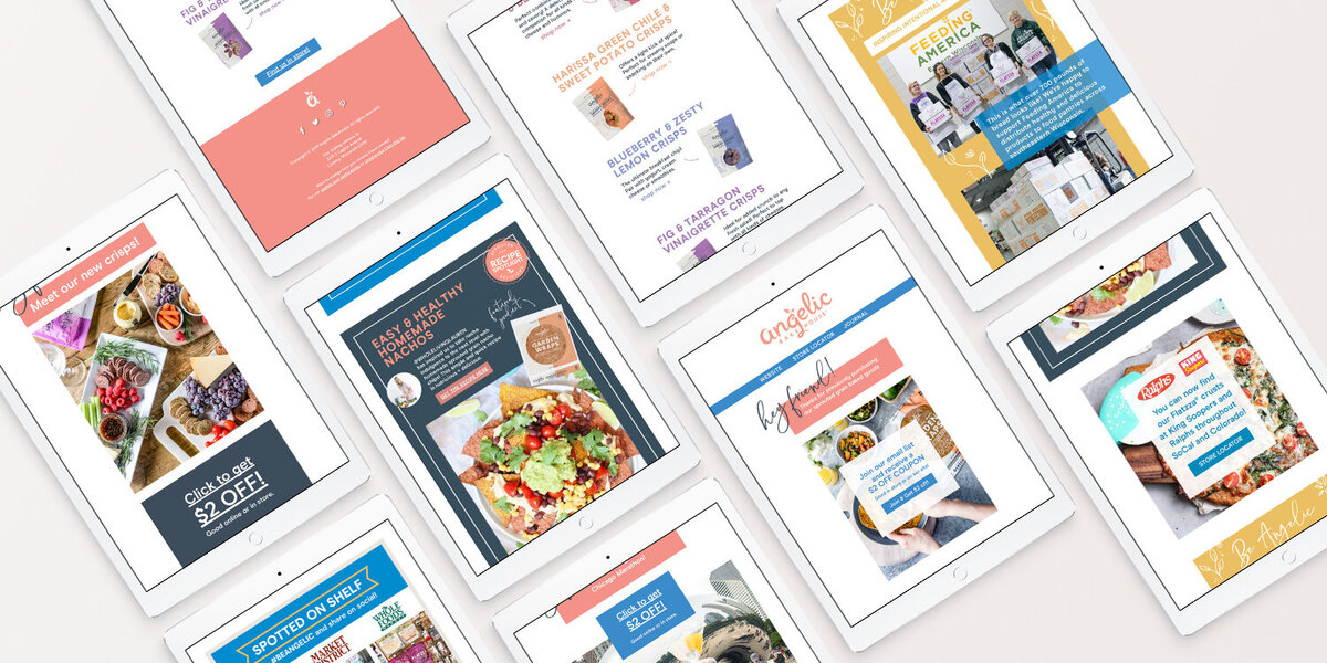 Food and Beverage Company Email Campaign Design | Shelby Design Co